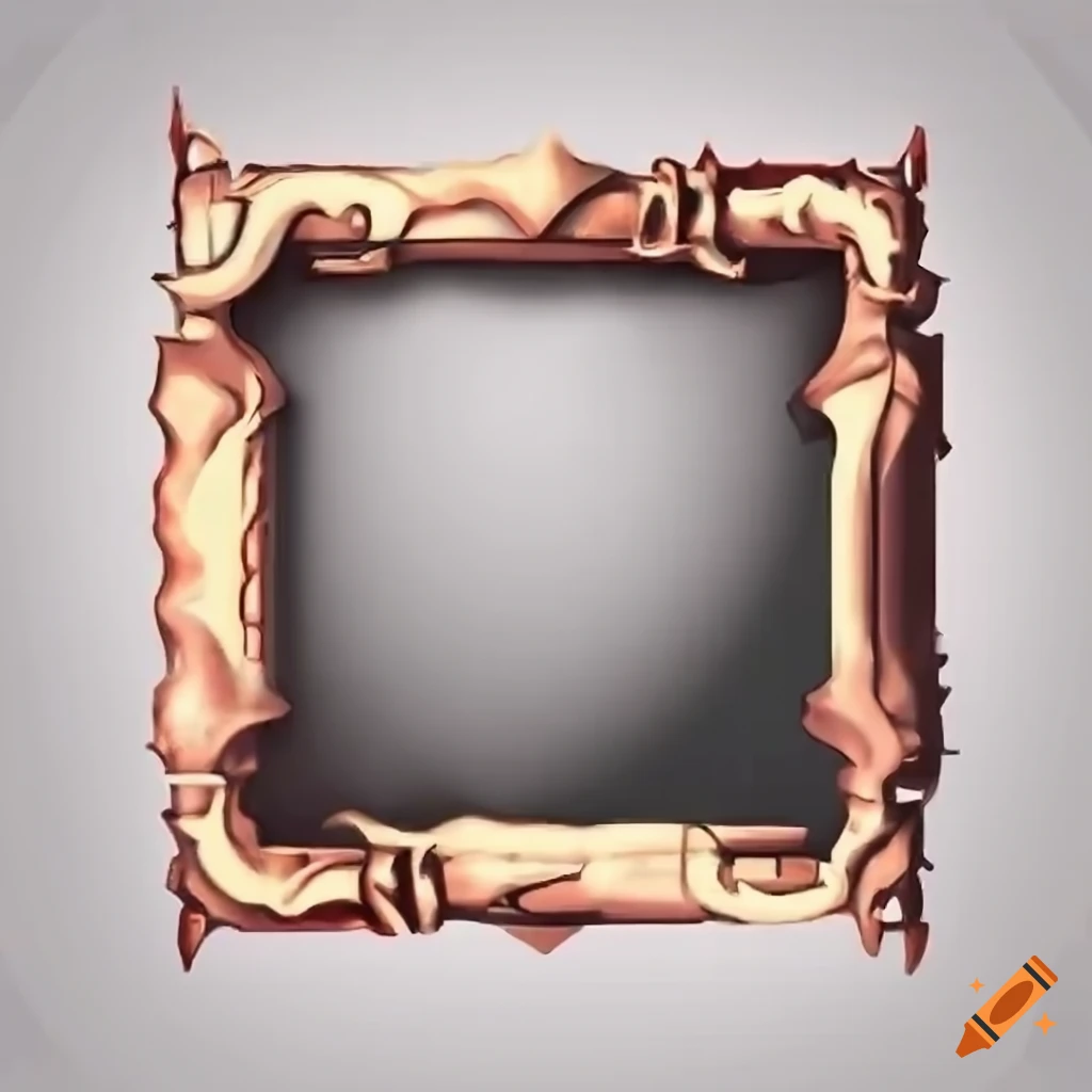 Border frame design for rpg ui on Craiyon