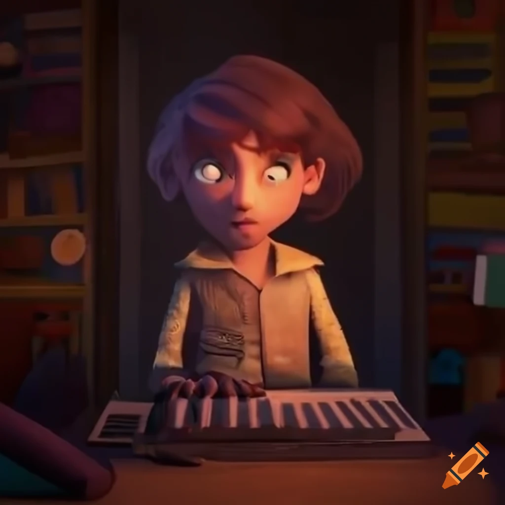 Captivating 3D animation of characters in a morning setting on Craiyon