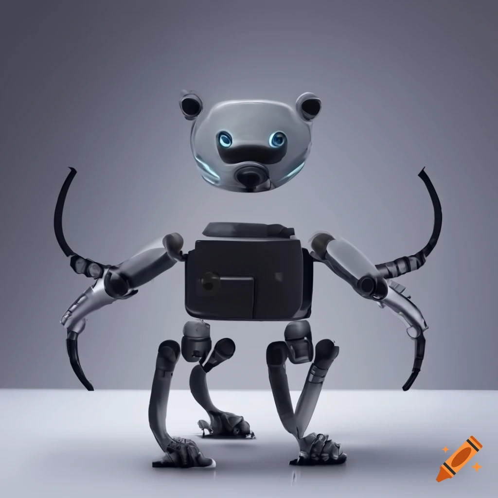 Image of an otter-inspired robot on Craiyon