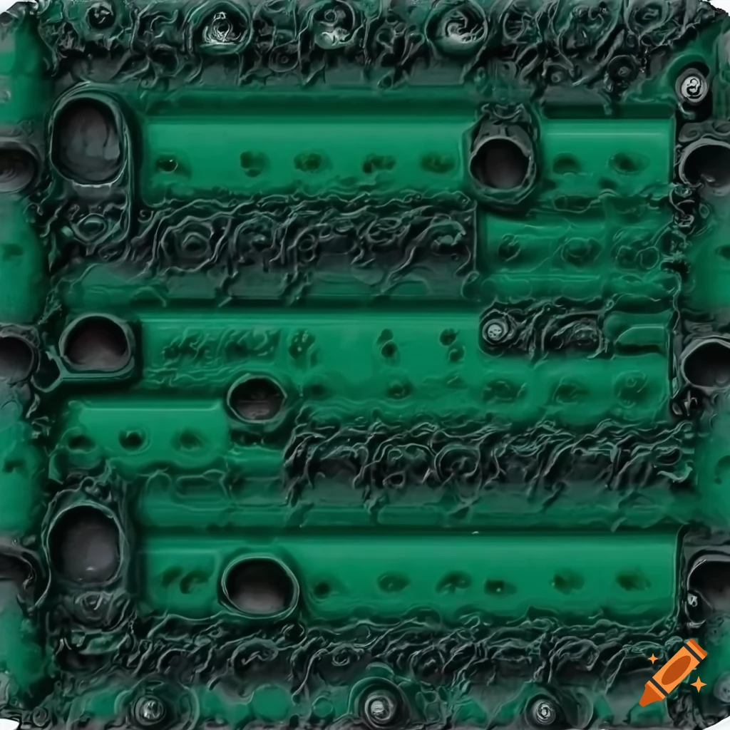 Wet and gory alien tiles in 2d metroid game on Craiyon