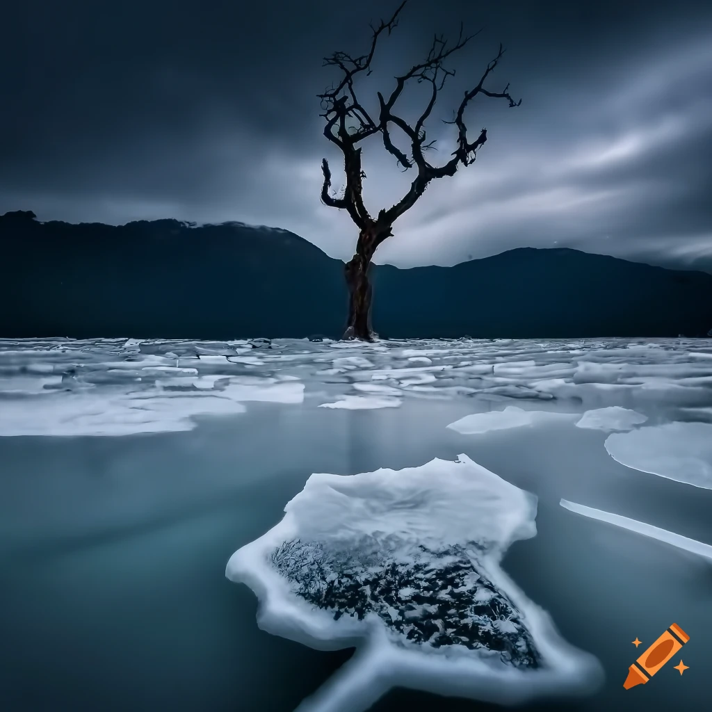 Snow, storm, wind on Craiyon