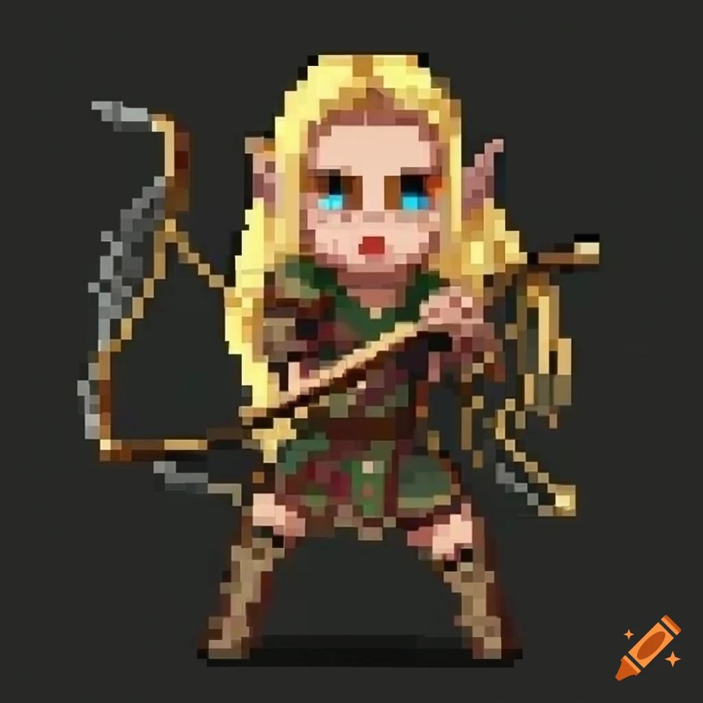 16 bit snes pixel art orc in jrpg style on Craiyon