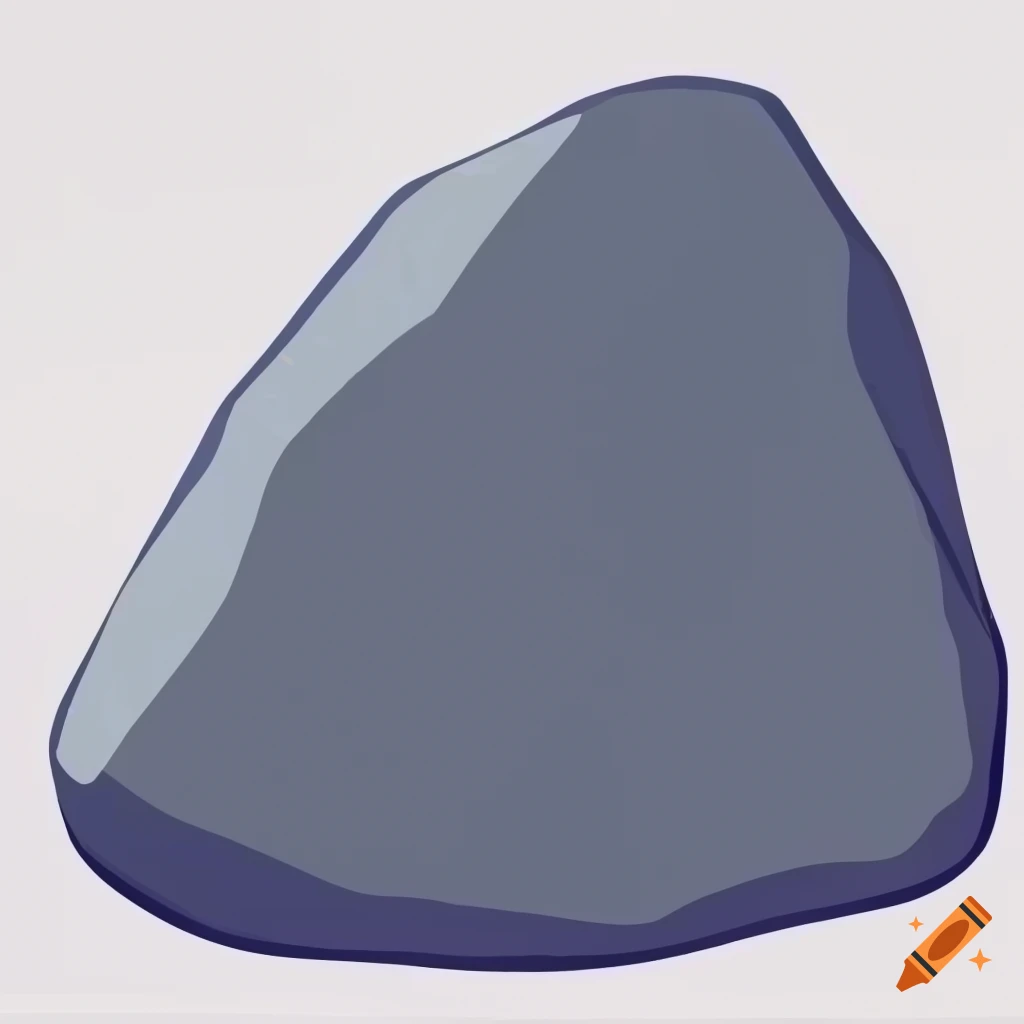 Cartoon watercolor rocks on white background on Craiyon