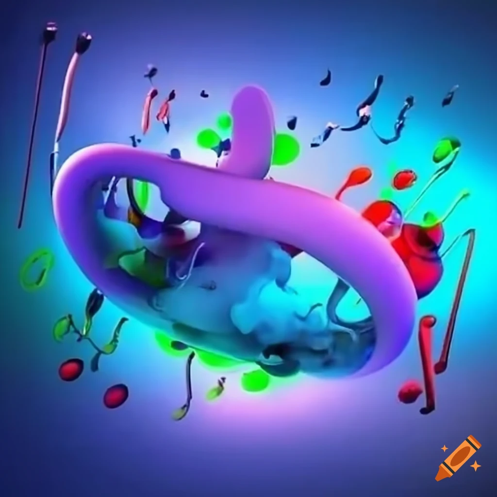 3d Visualization Of A Song On Craiyon