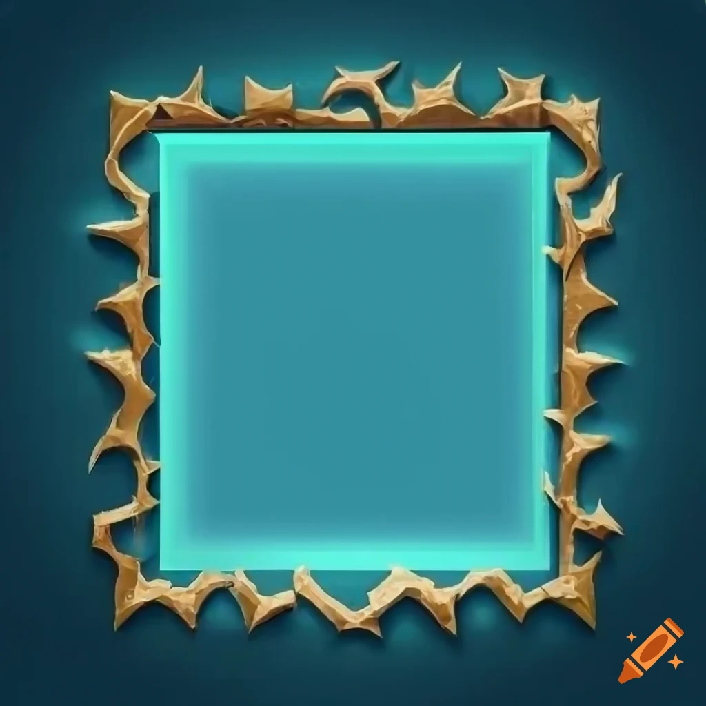 Rpg Ui Square Border Frame On Craiyon