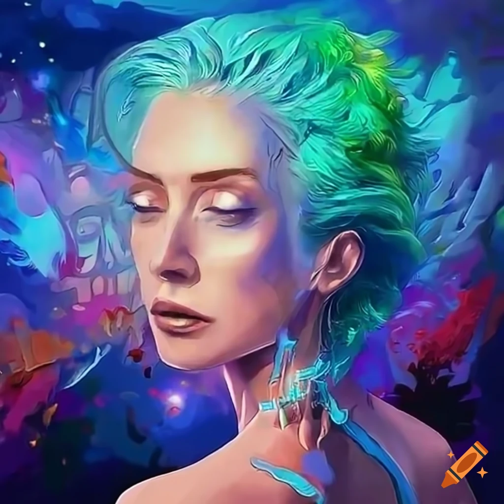 Rick sanchez with peace sign on Craiyon