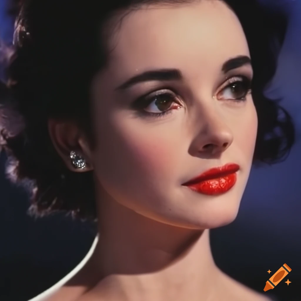 Audrey hepburn posing on the beach in flirty attire on Craiyon