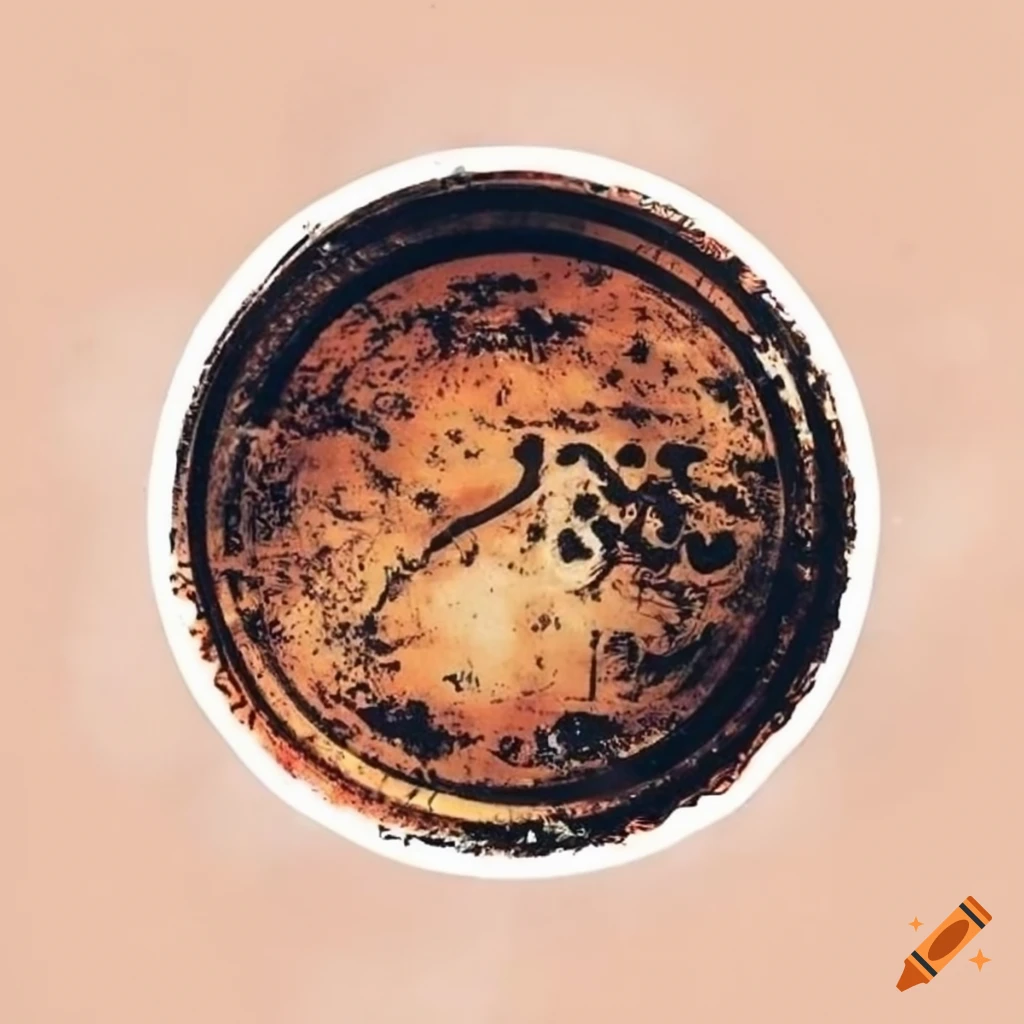 Vintage worn brand stickers on Craiyon