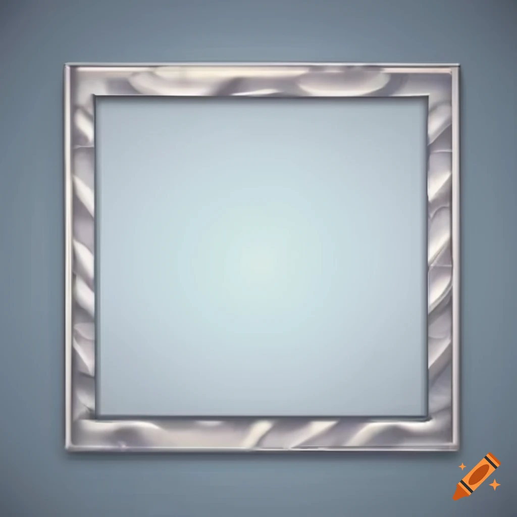 Silver pattern border for rpg ui design