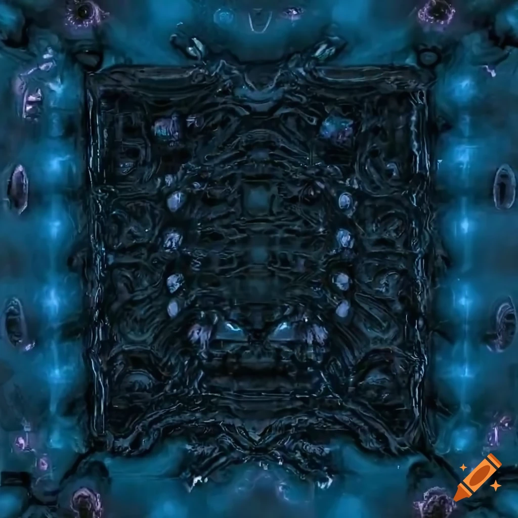 Alien creature in a creepy 2d metroid game on Craiyon