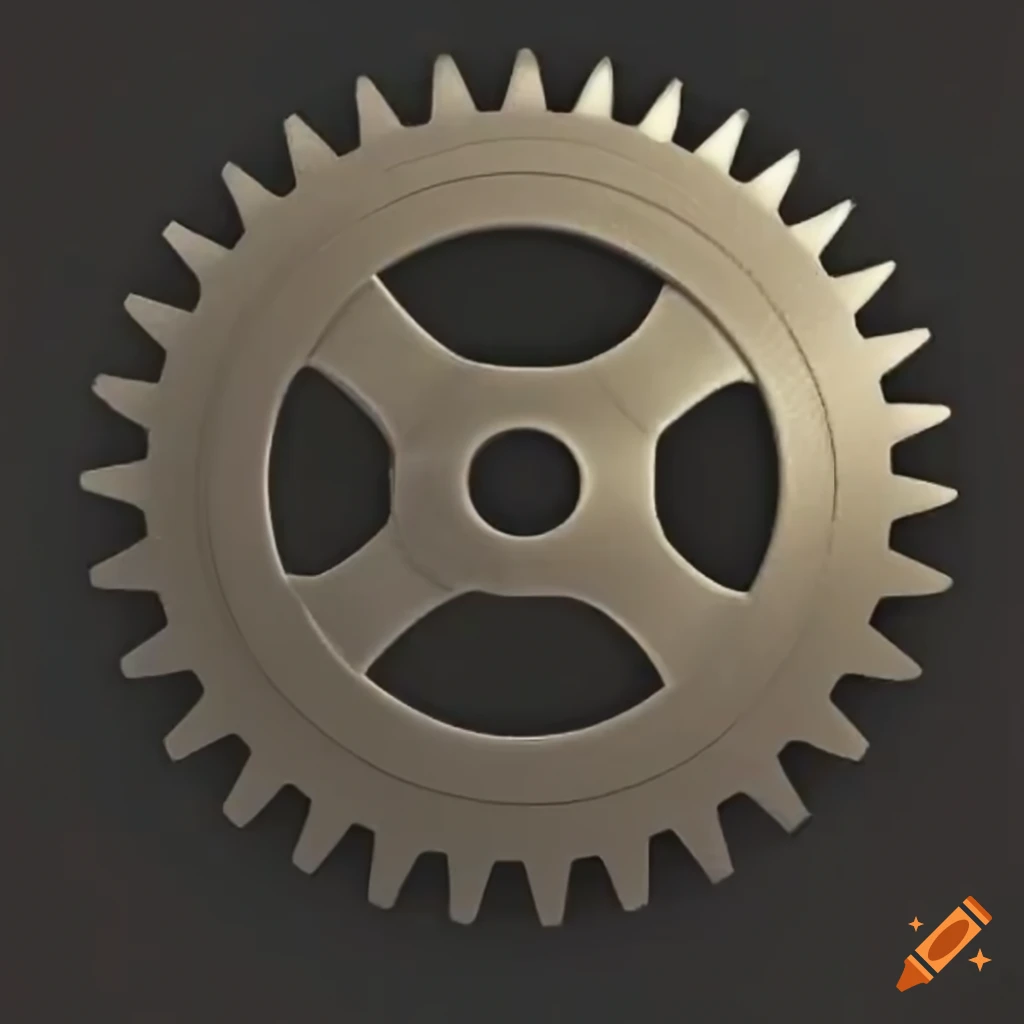 Realistic gears in high quality image on Craiyon