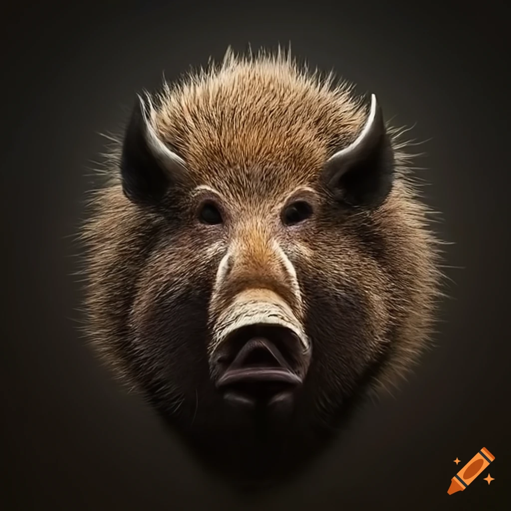 Image of a boar on Craiyon