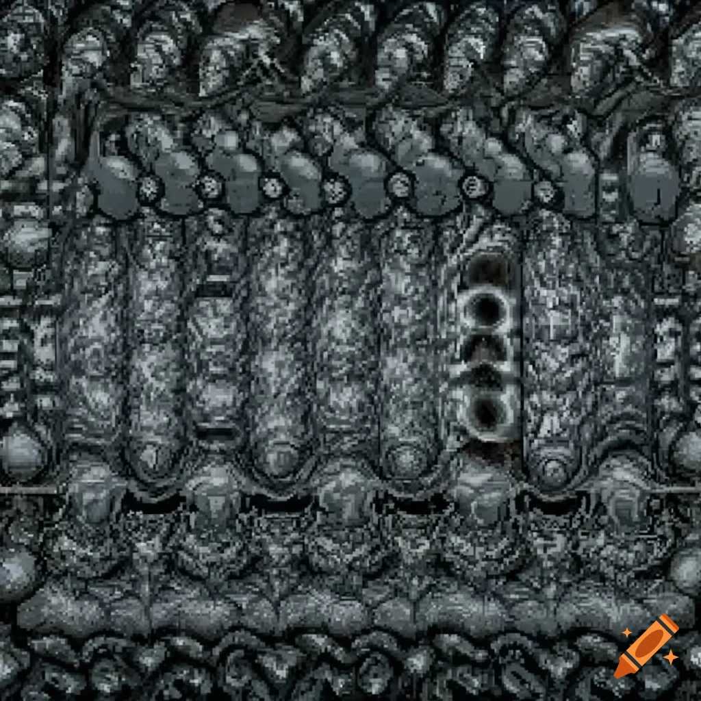 2d game artwork of an alien creature in a wet environment on Craiyon