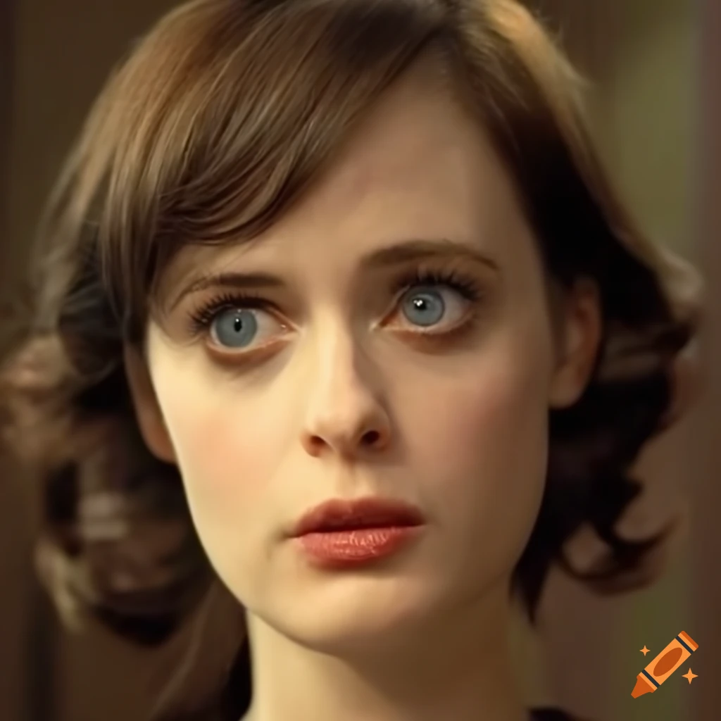 Close-up portrait of a stunning young woman on Craiyon