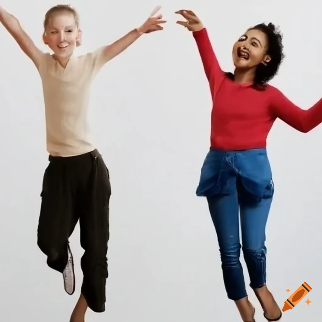 Two people high fiving