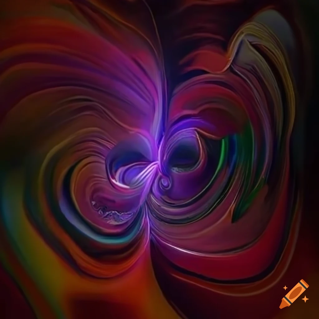 Digital art depicting overstimulation