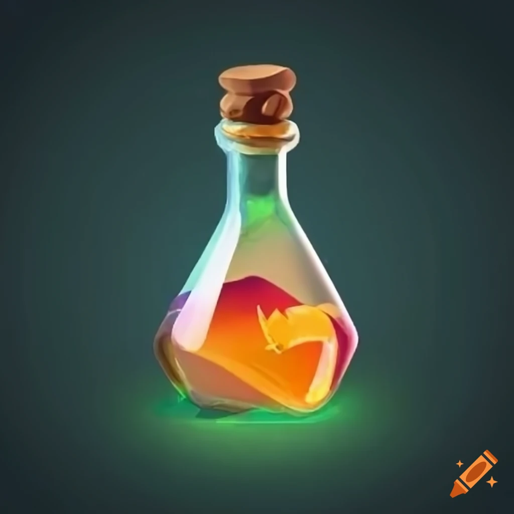 Recycling arrows on potion on Craiyon