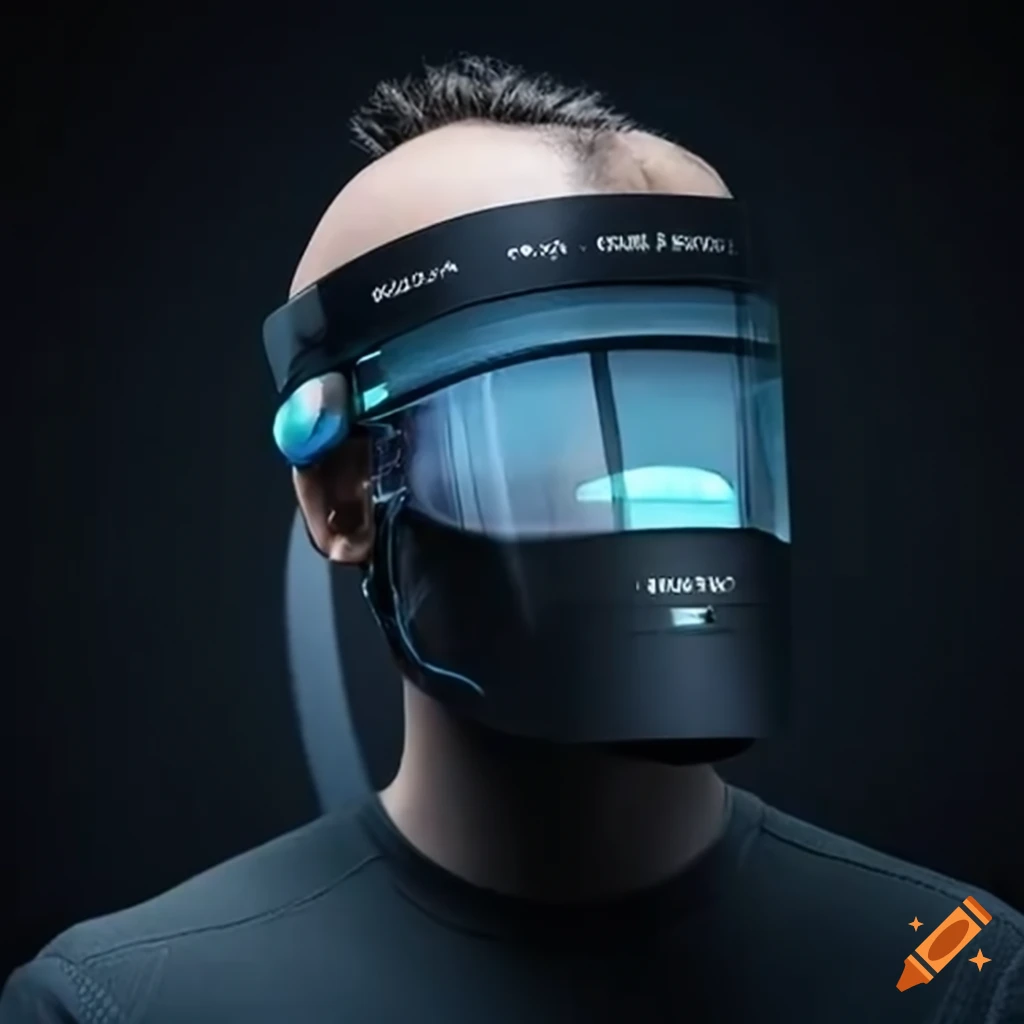 Futuristic and innovative face shield