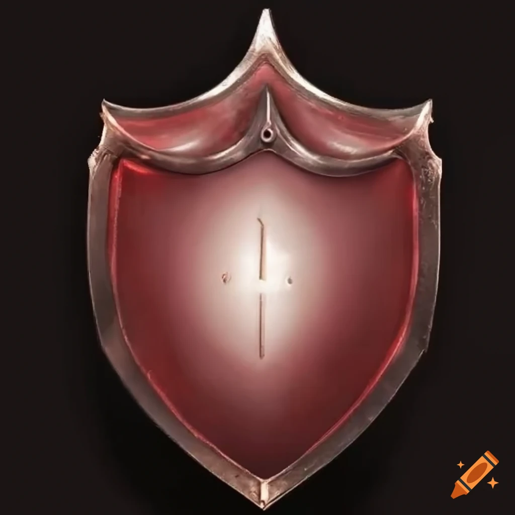 Red dragon shield artifact on Craiyon