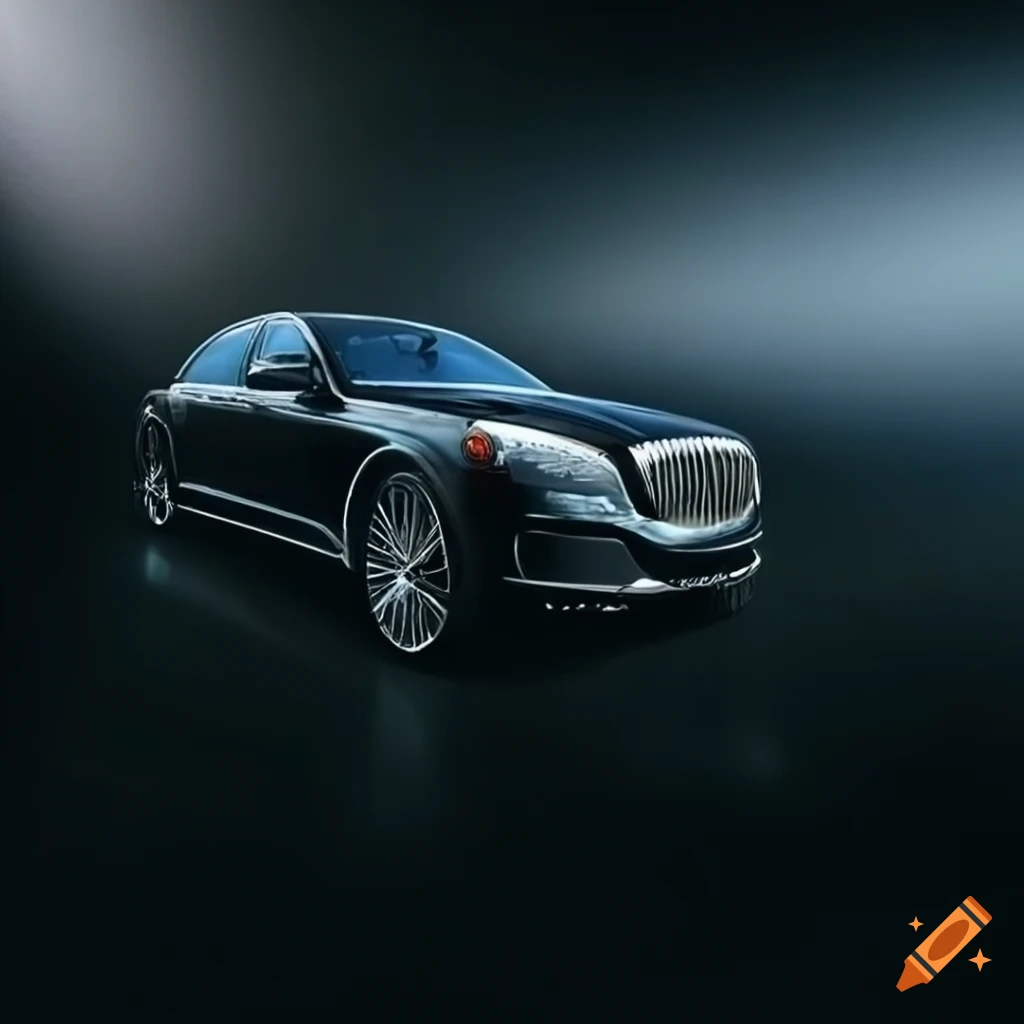 Luxury maybach car on Craiyon