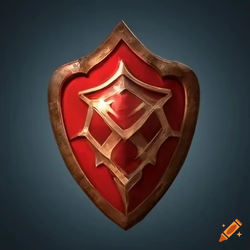 Red dragon shield artifact