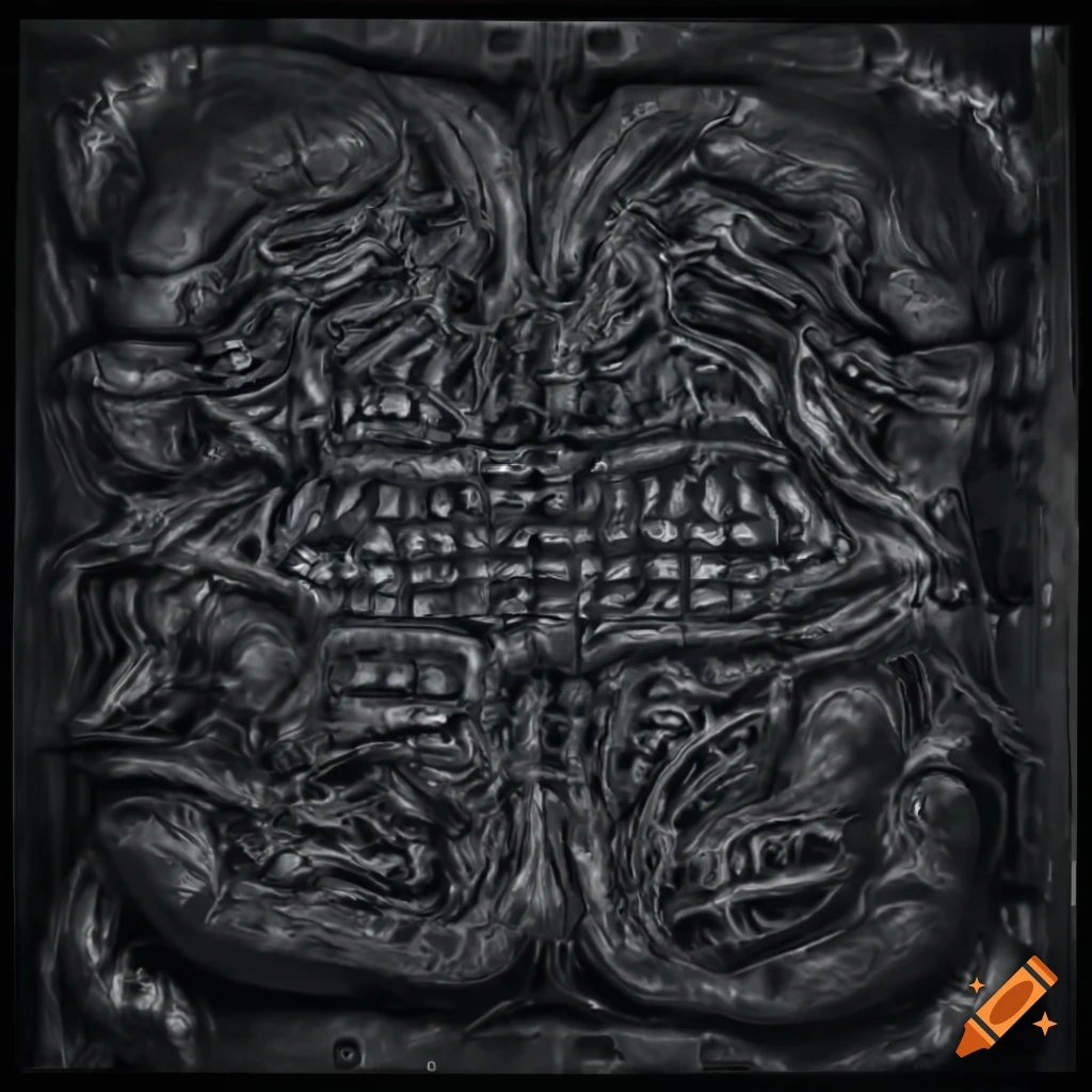 Dark fantasy alien creature in a 2d game