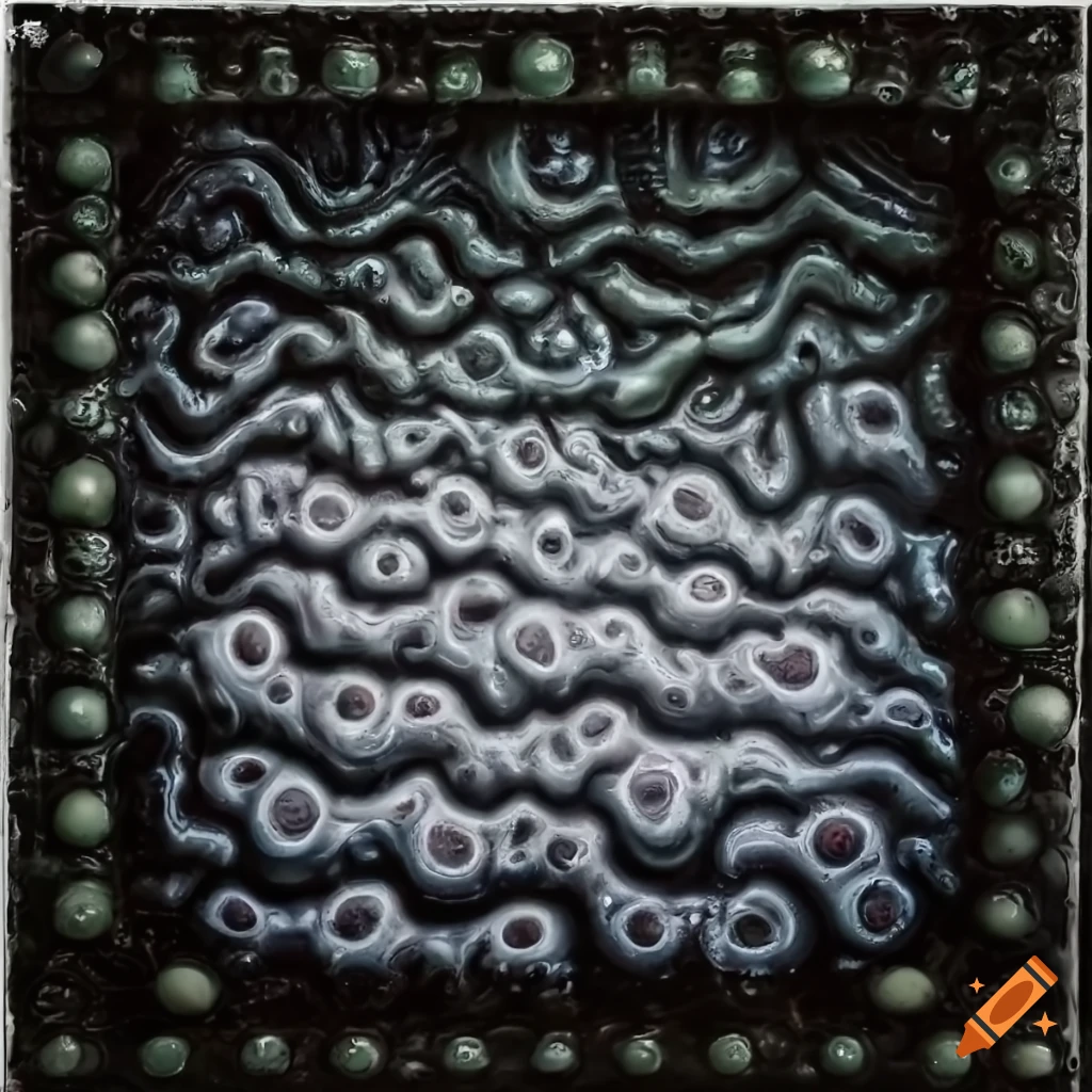 2d game art of a creepy alien in giger-inspired style on Craiyon