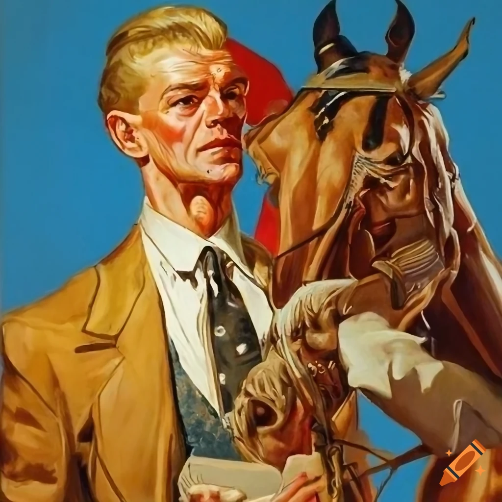 Vintage cowboy pulp novel book cover