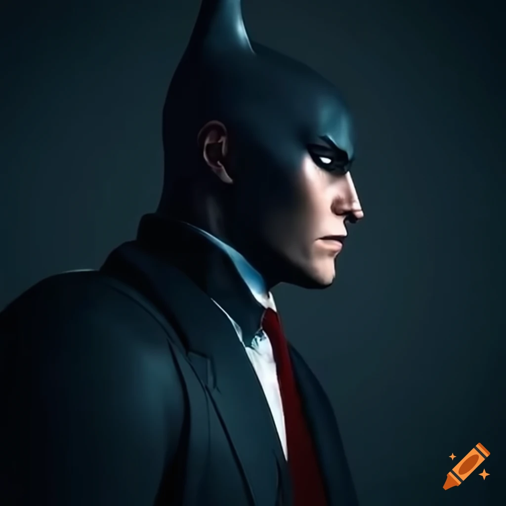 Agent 47 playing video games on Craiyon