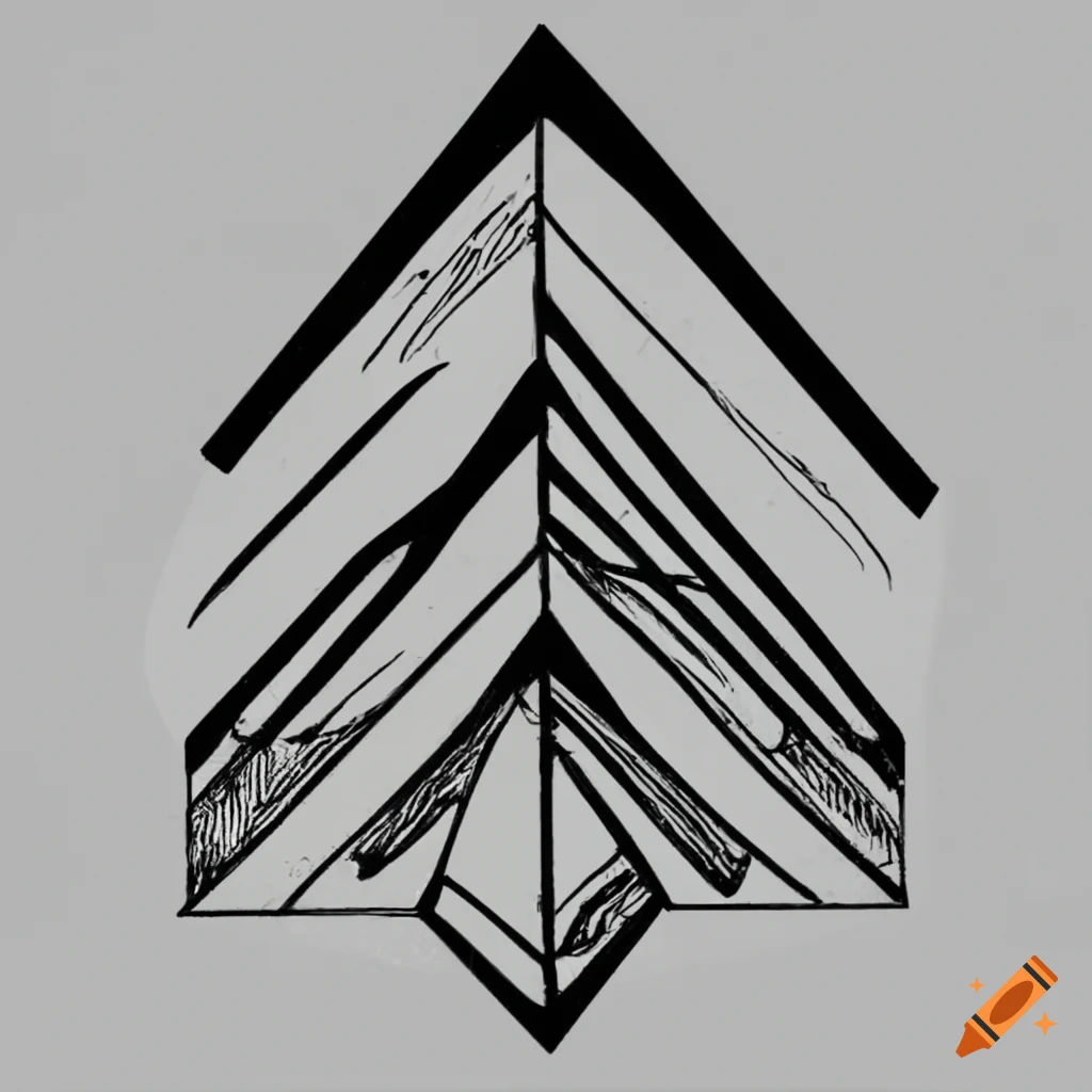 Black And White Angular Writing System On Craiyon