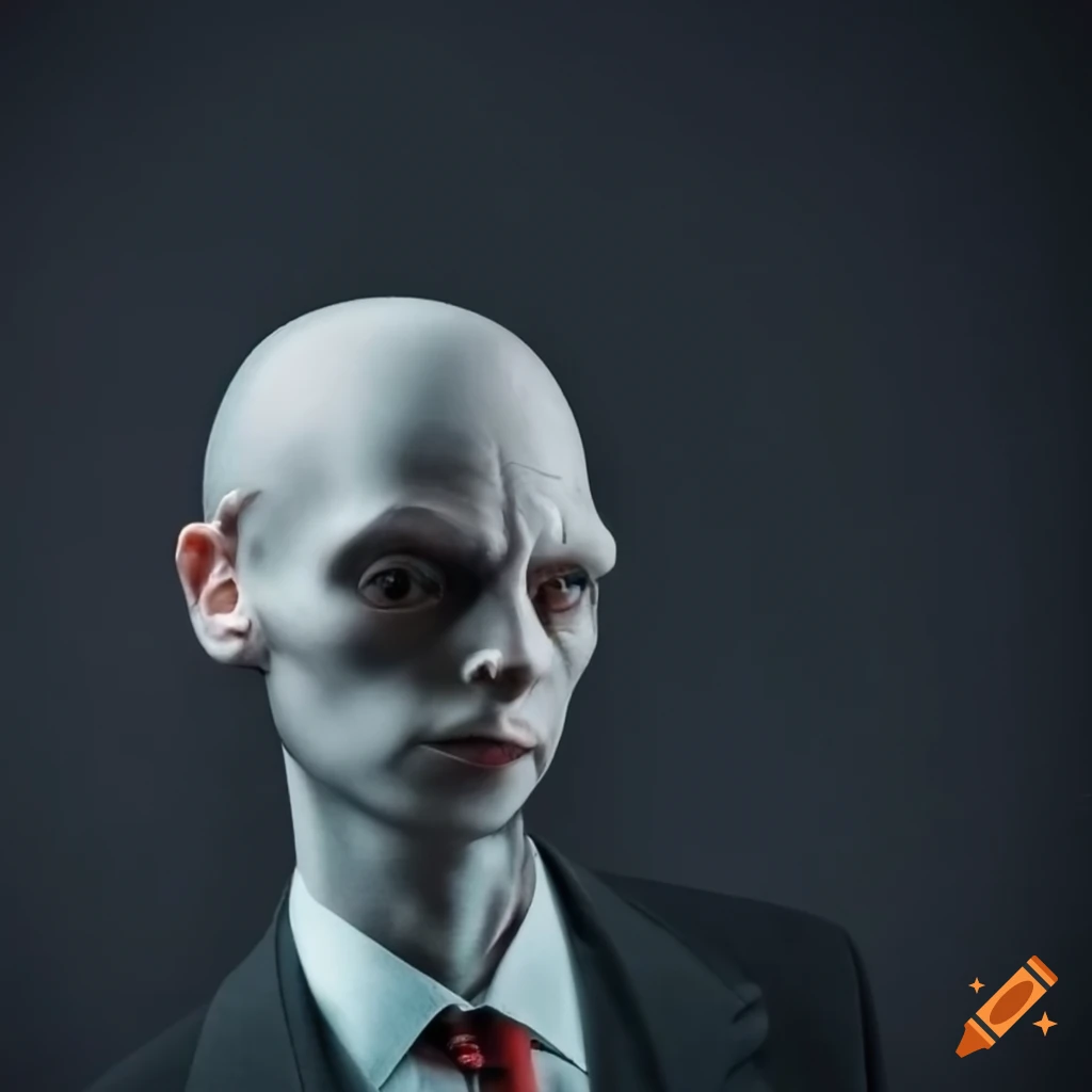 Management consultant in suit with smartphone in giger style on Craiyon