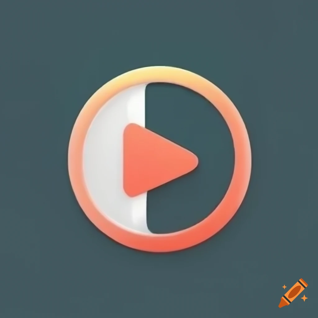 Logo for metube video-sharing website on Craiyon