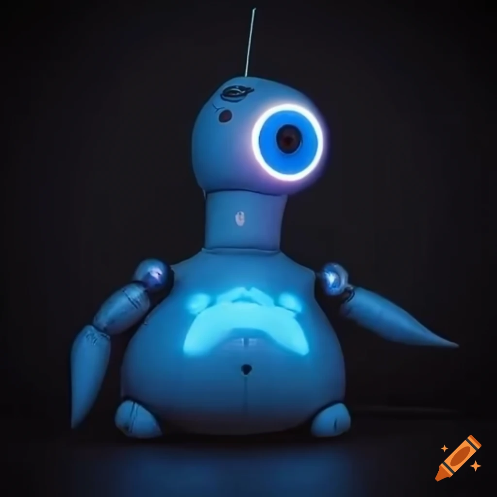 Robot made of varying technology on Craiyon