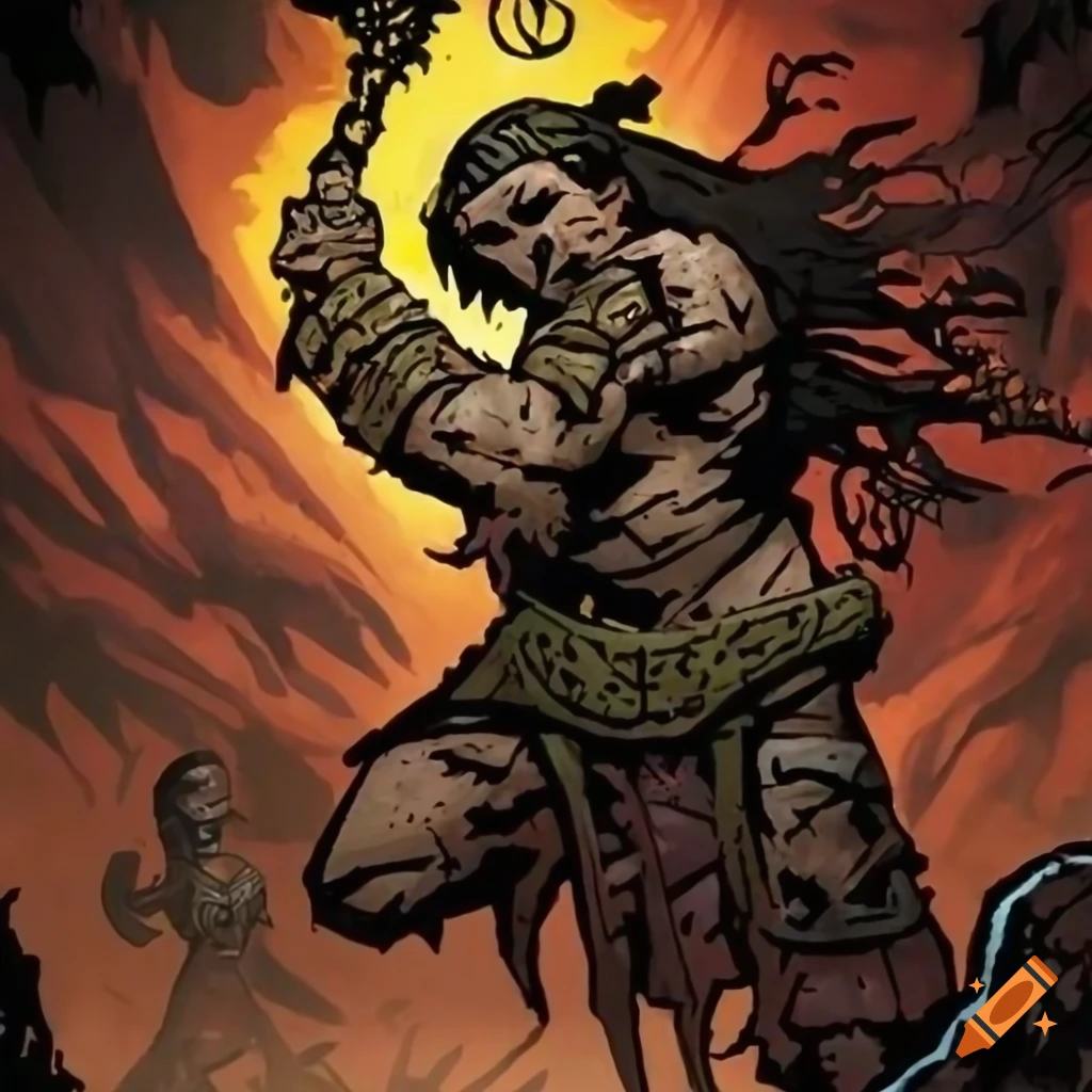 Fantasy artwork of a golden occultist wielding dark magic on Craiyon