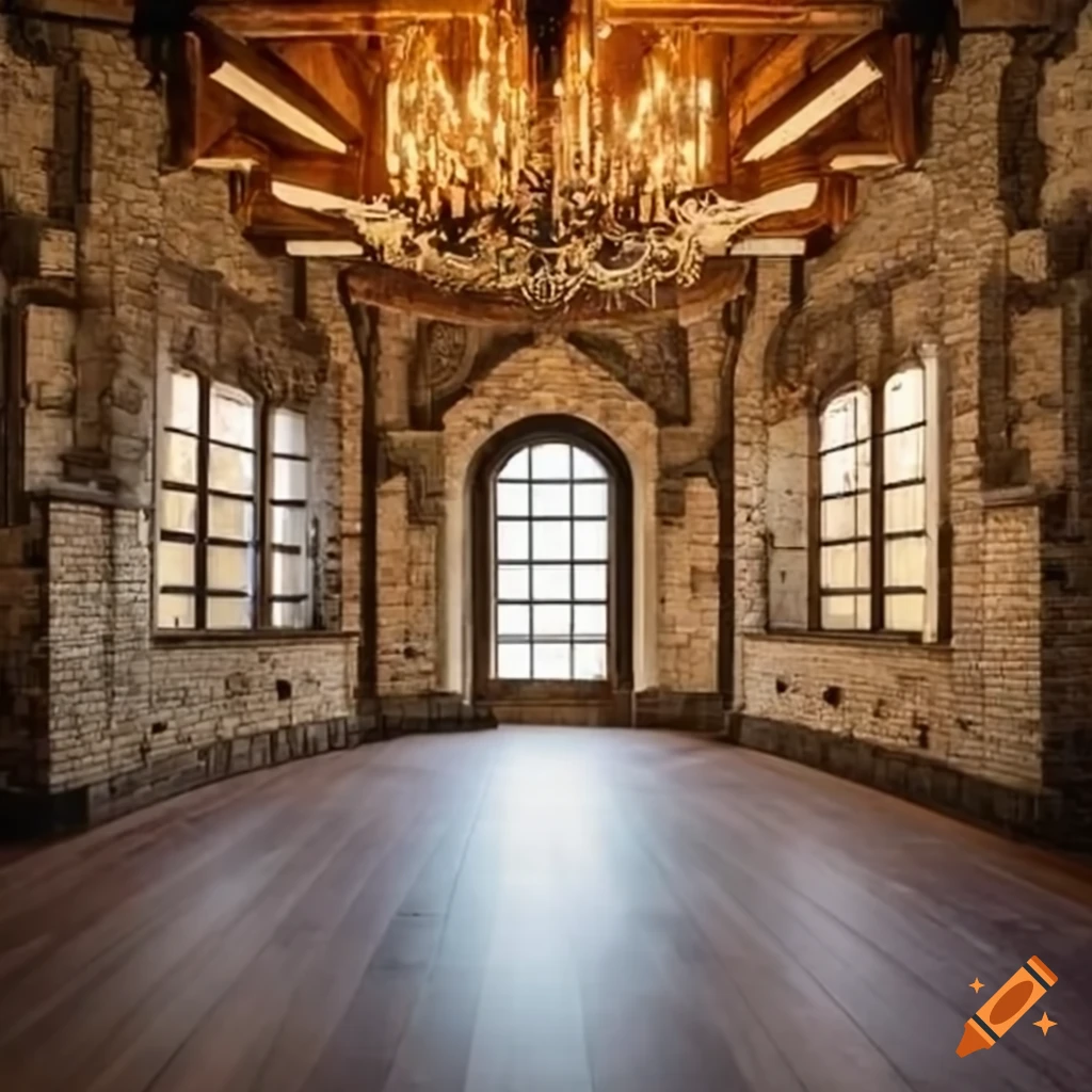 Floor plan of a rustic 7 floor castle on Craiyon