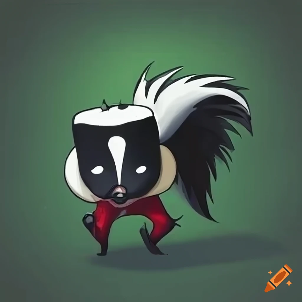 Skunks marching in a parade