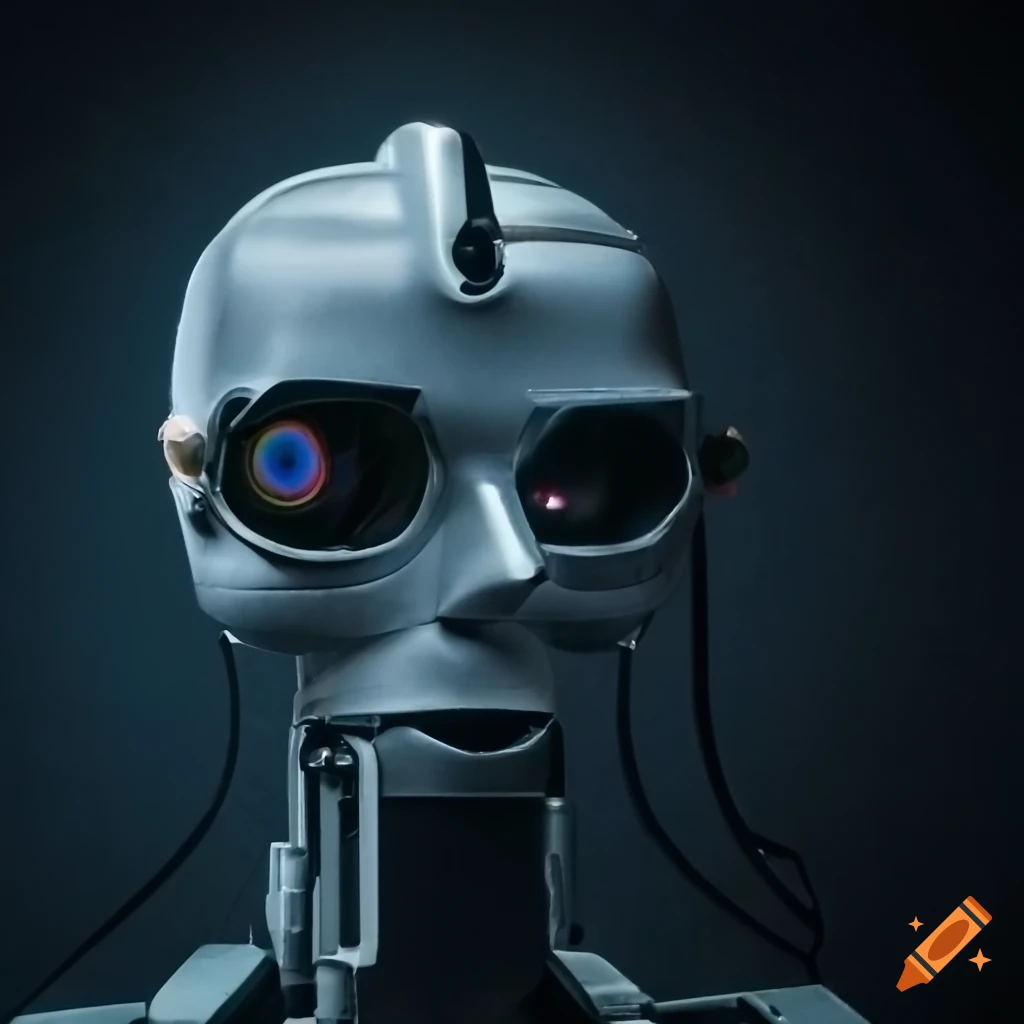 Robots hanging out together on Craiyon