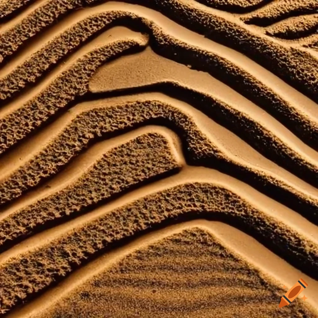 Bright yellow sand texture on Craiyon