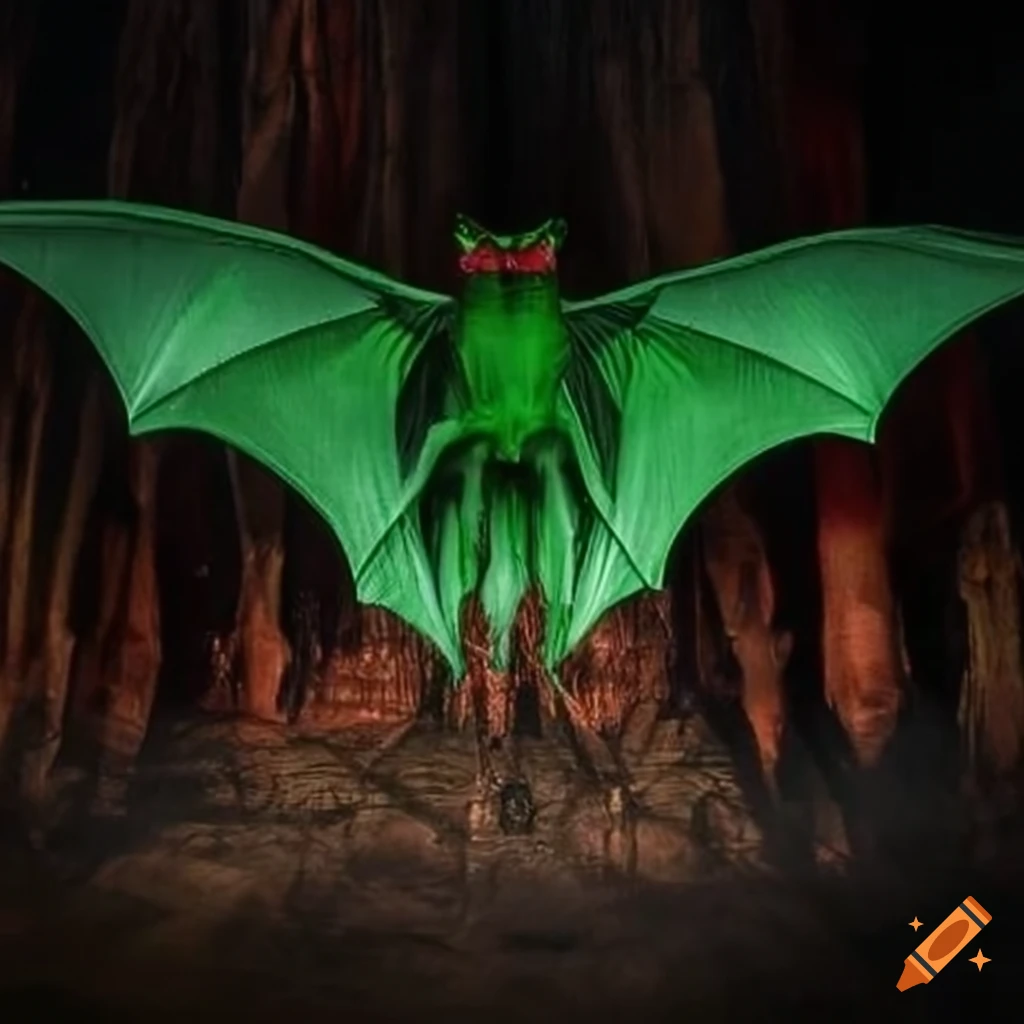 Pink and yellow spotted bat sculpture made from plasticine on Craiyon