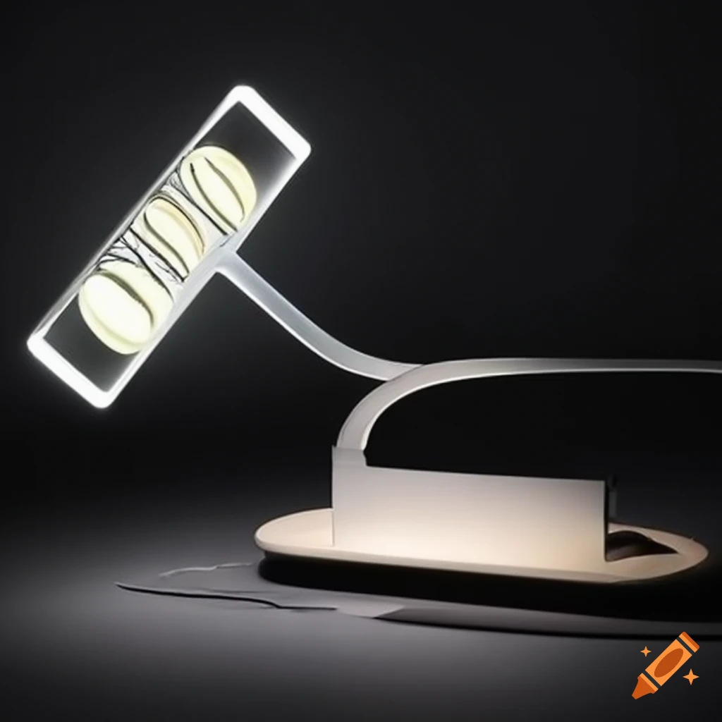 Futuristic multifunctional desk lamp on Craiyon