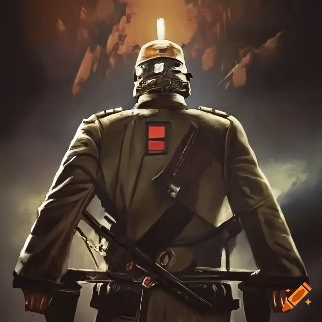 Poster of a strategic video game about german reich on Craiyon