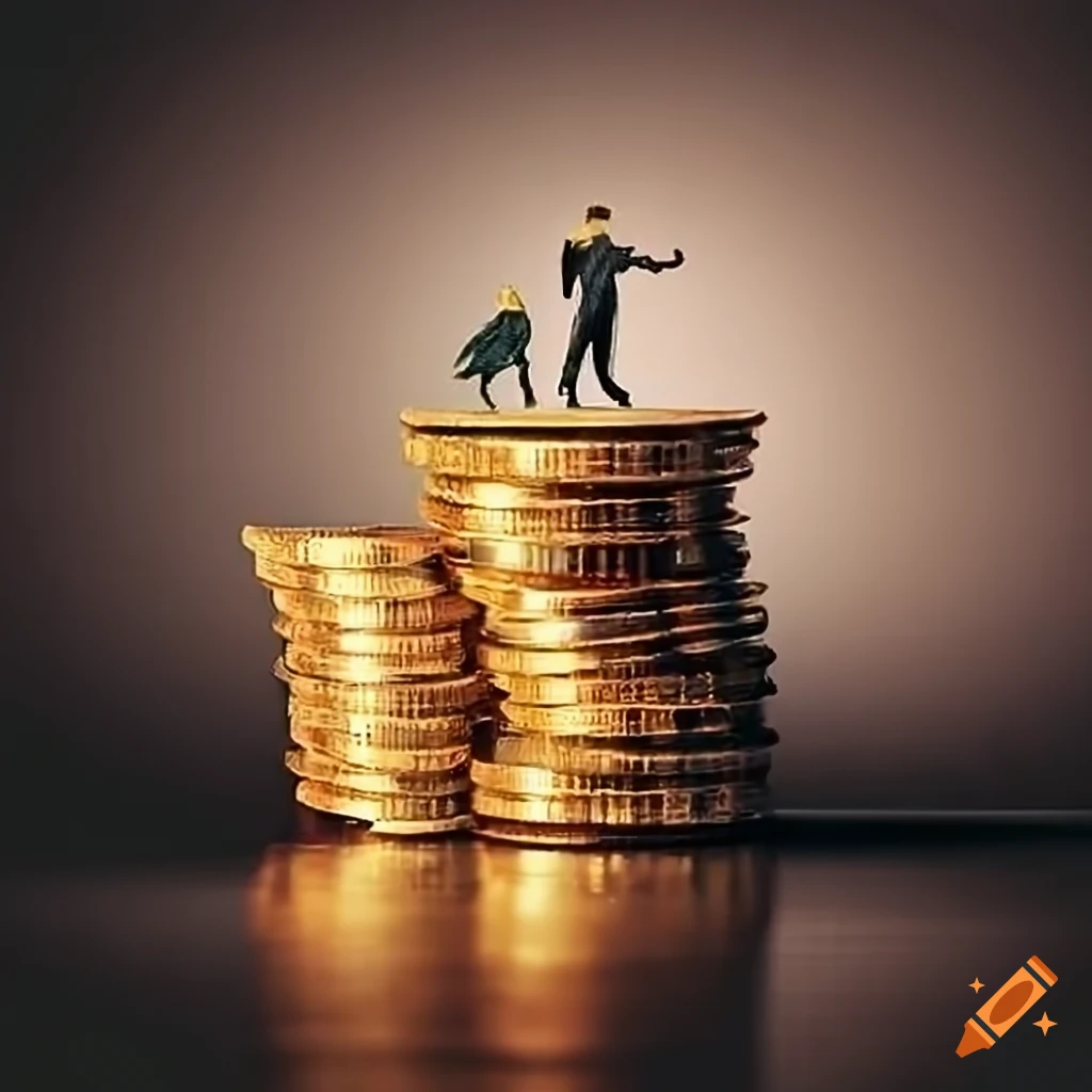 Representation of income inequality on Craiyon