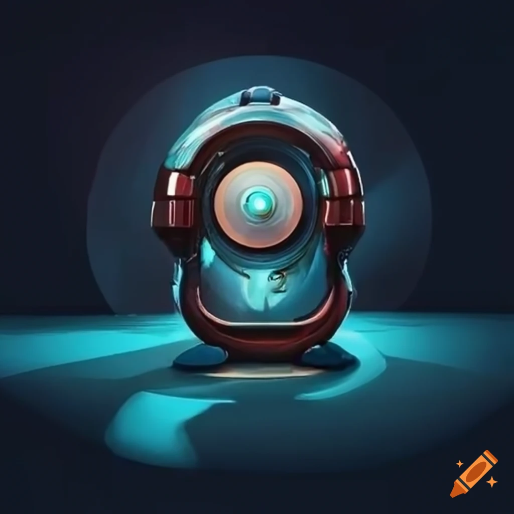 Concept art of a time machine on Craiyon