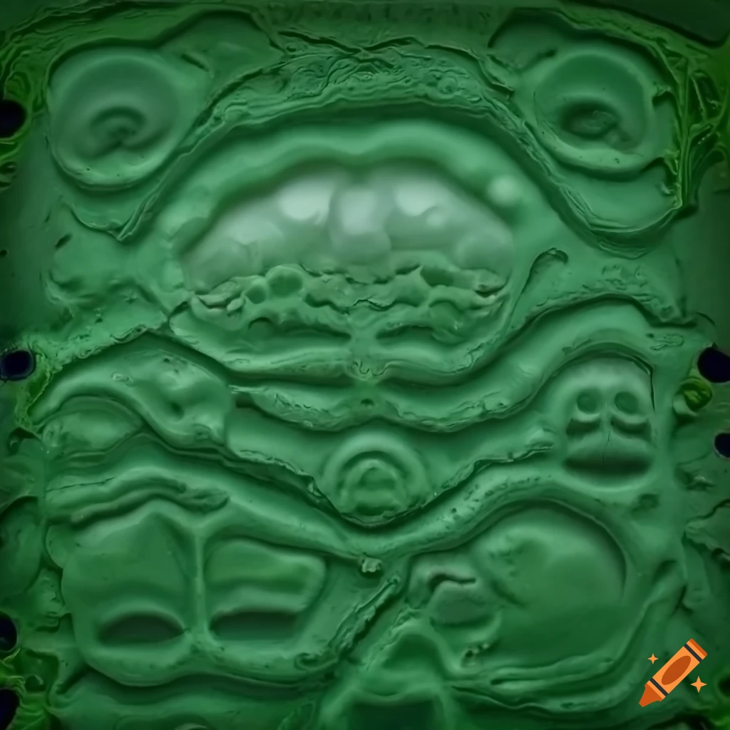 Creepy alien design in a 2D H.R. Giger-inspired game on Craiyon