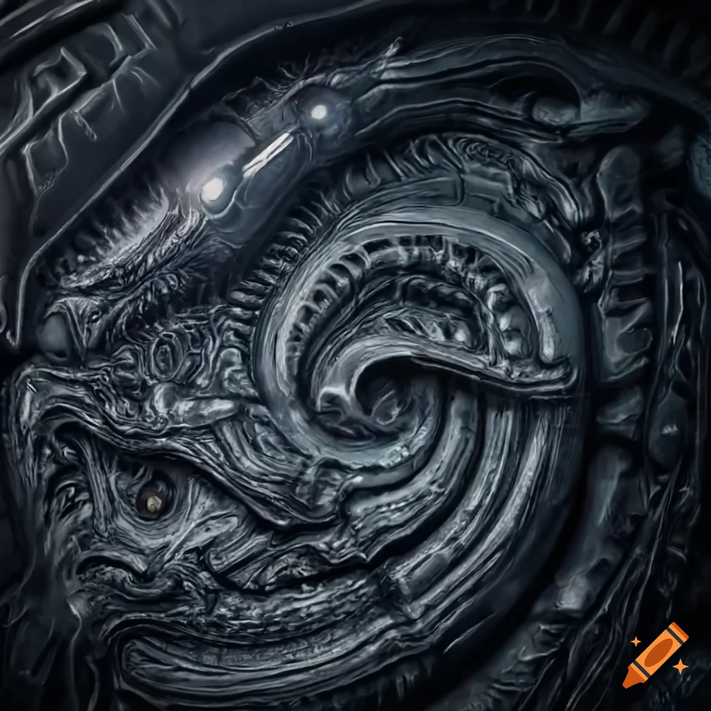 Dark fantasy artwork of an alien creature in a game