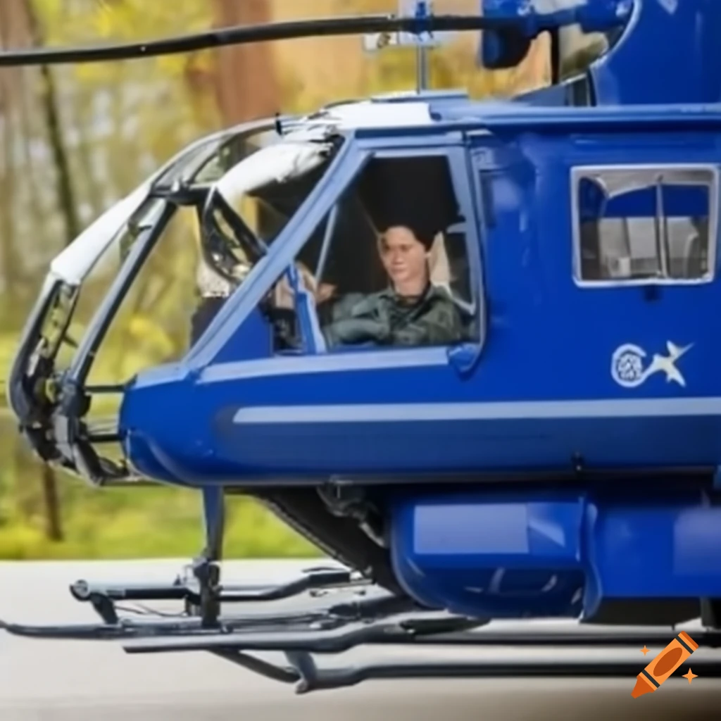 German thw flying rescue tank on Craiyon