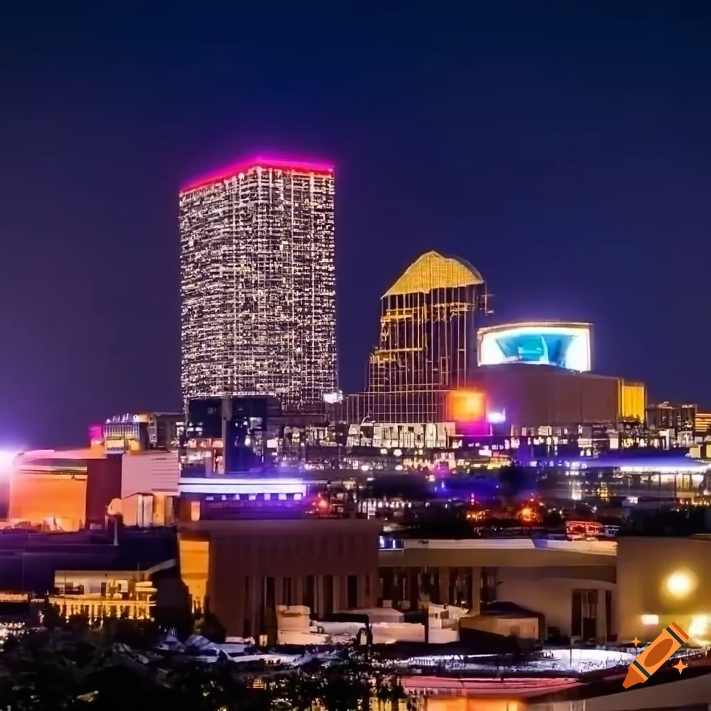 San antonio skyline in pink graphic design on Craiyon