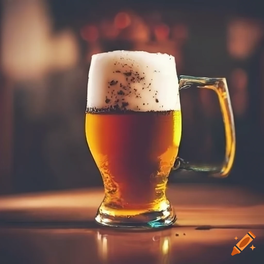 Beer bottle with a humorous label