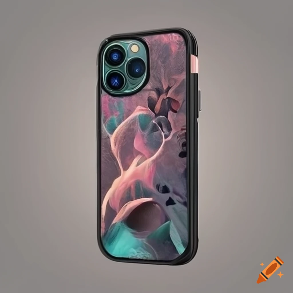 Sleek and stylish iphone case with unique backstanding design on Craiyon