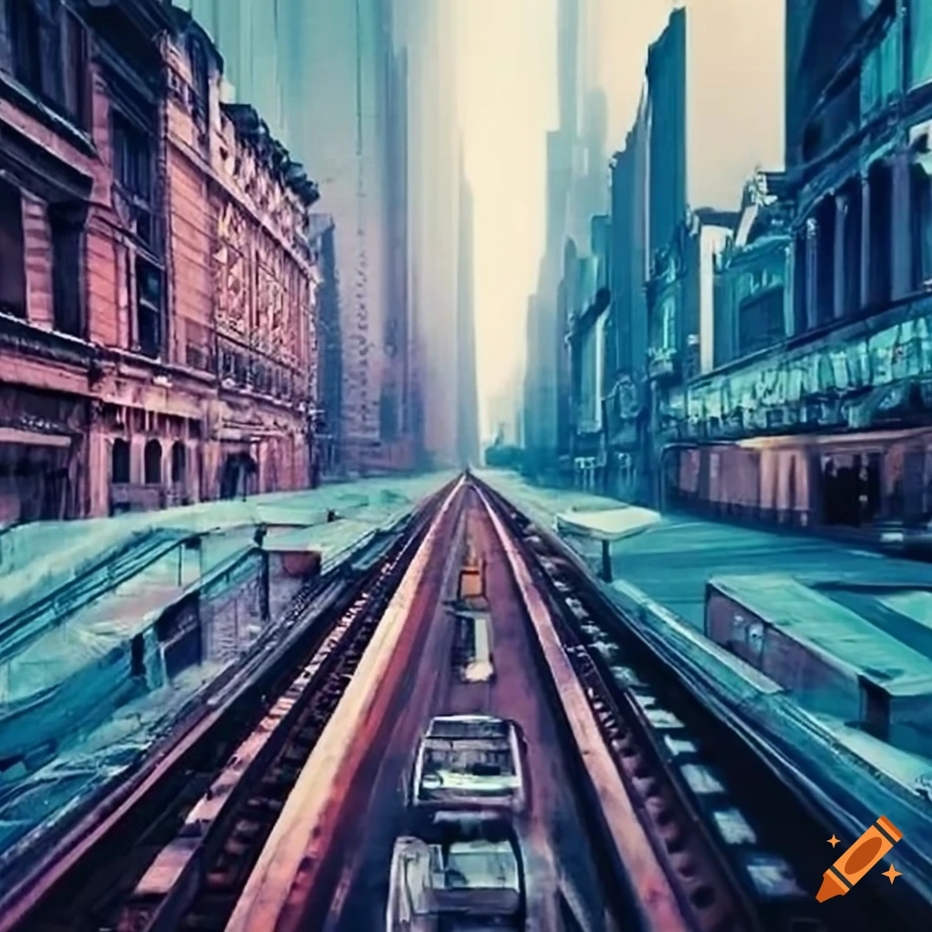 Metro map of an unknown city